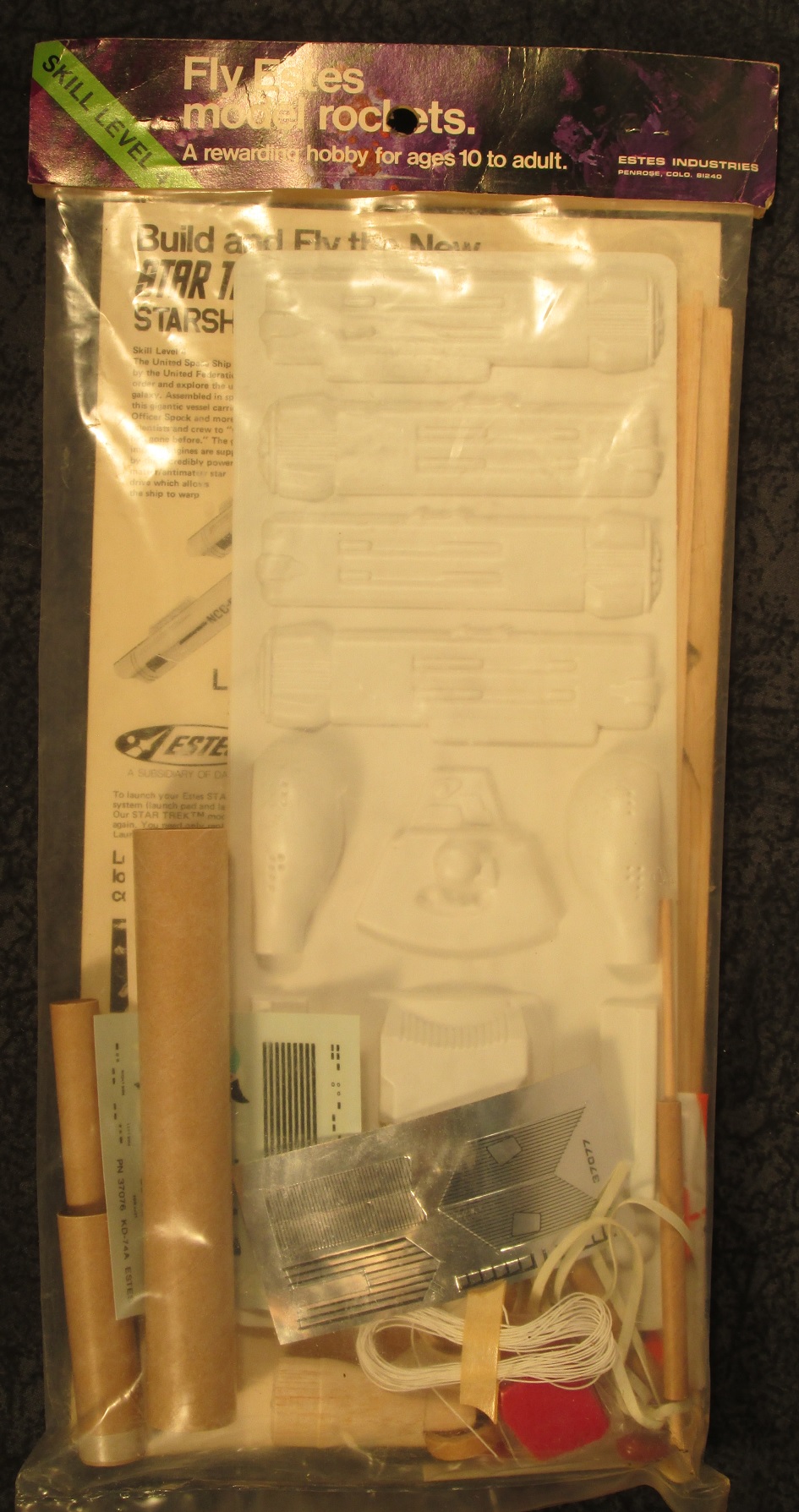 Estes - Estes #1274 Star Trek Klingon Cruiser Flying Rocket Kit #EST-1274