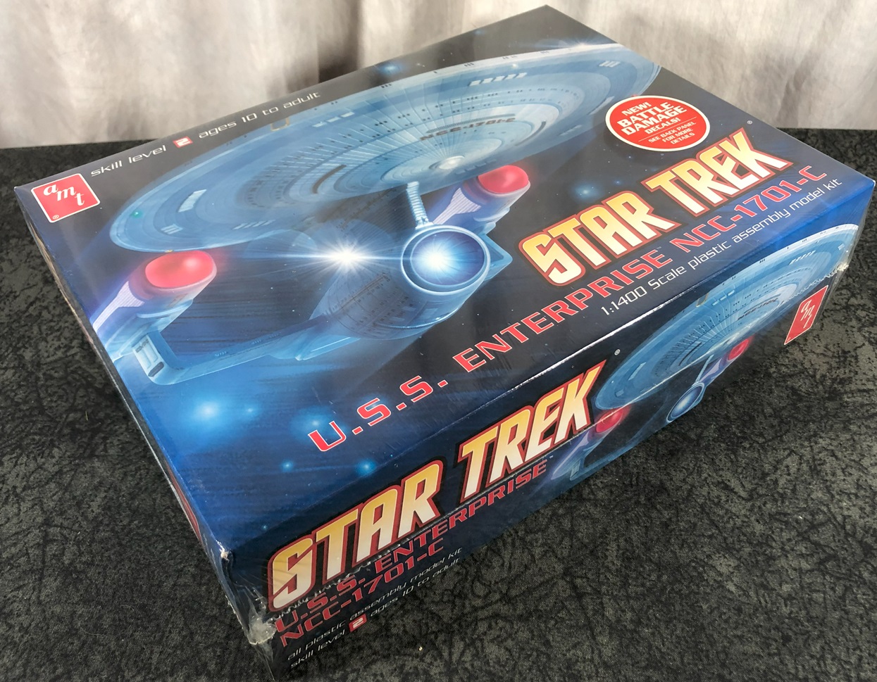 AMT - Star Trek 1:1400 Scale U.S.S. Enterprise NCC-1701-C Plastic Model ...