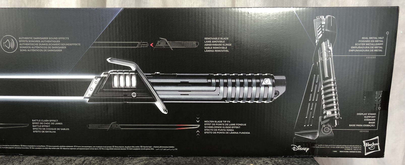 Hasbro - Star Wars Mandalorian Black Series Force FX Elite Darksaber ...