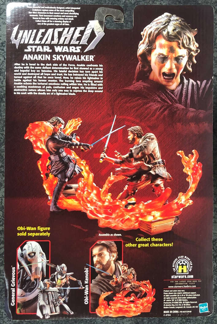 Hasbro - Star Wars Unleashed Dark Side Anakin Skywalker Duel At ...