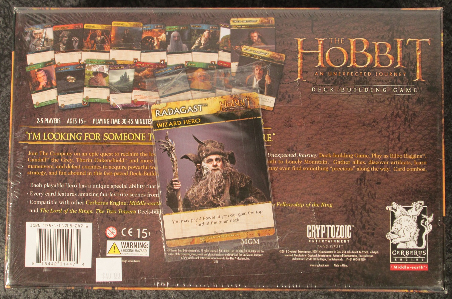 Cryptozoic - The Hobbit: An Unexpected Journey Deck Building Game #CRY-1447