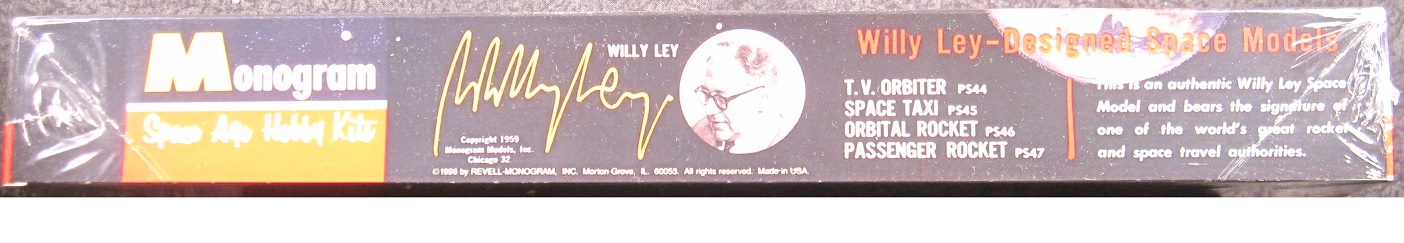 Monogram - Willy Ley 1:48 scale Concept Space Taxi Transport and Work ...